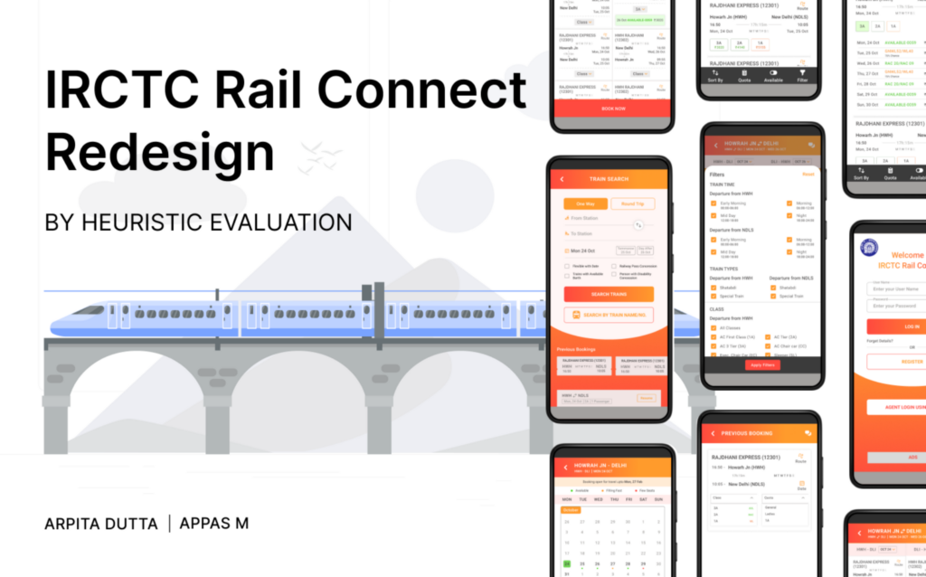 Redesigning the IRCTC Rail Connect mobile app to reduce user ...