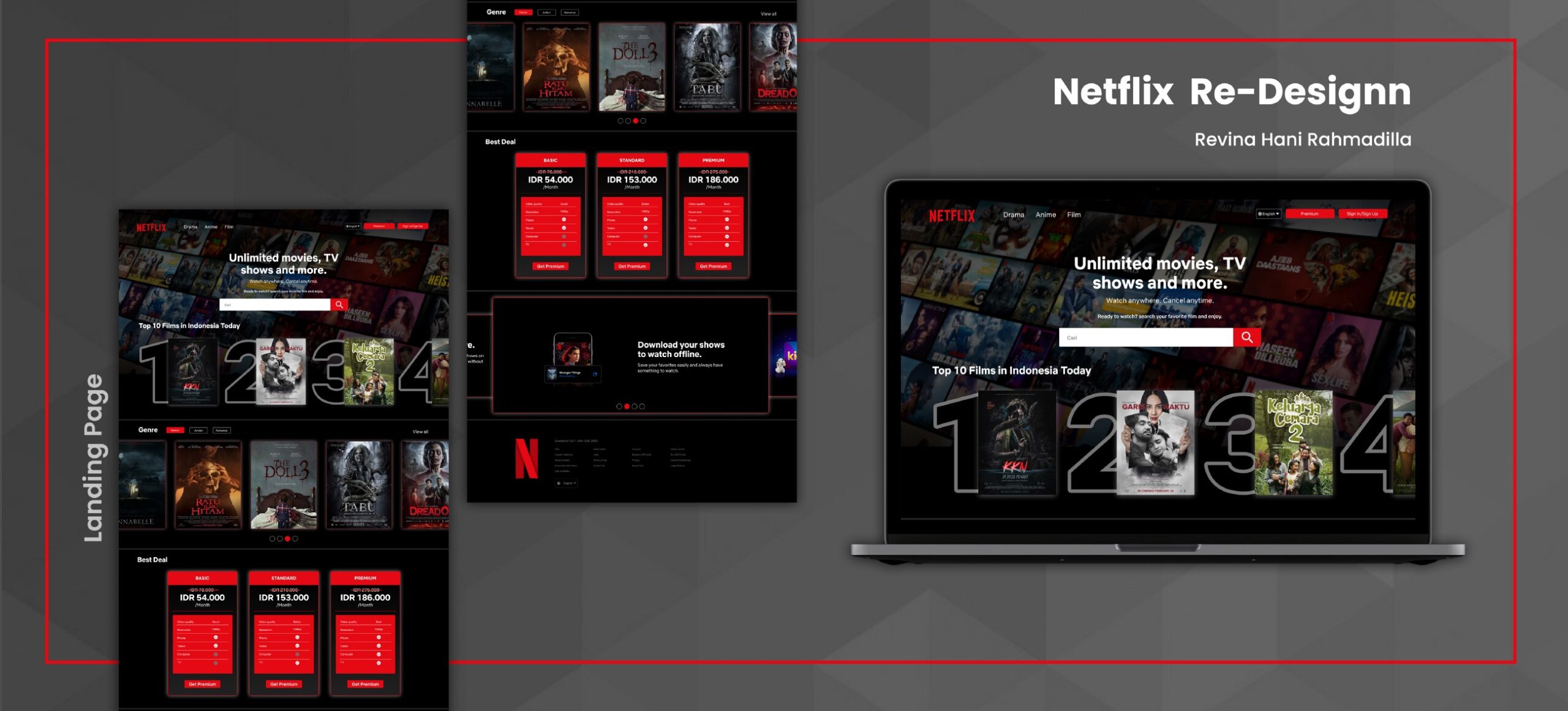 Final Project — Redesign Website Netflix - UX Shark