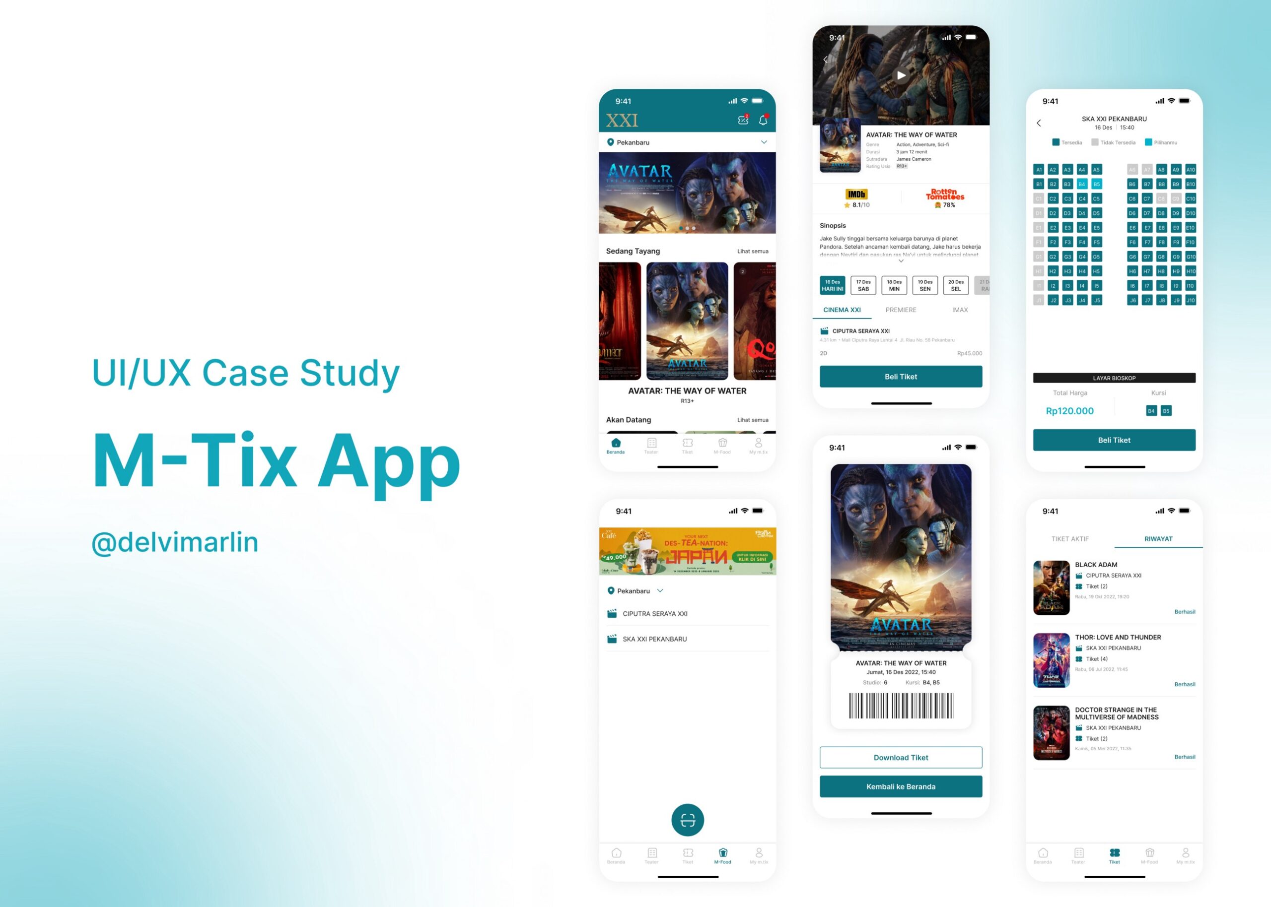 UI / UX Case Study: Redesign M-Tix App - UX Shark