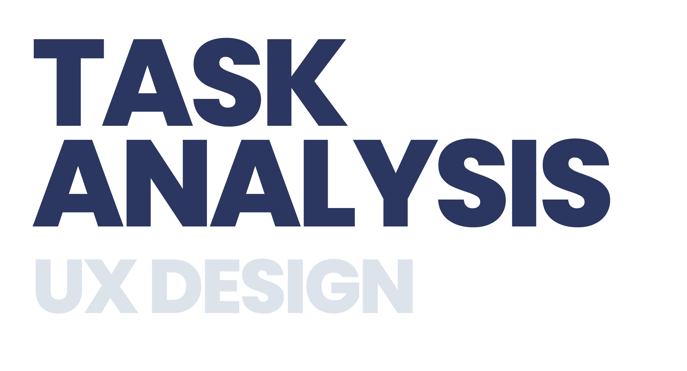 Task analysis in UX design. Definition. Comparison with CJM, User flow ...