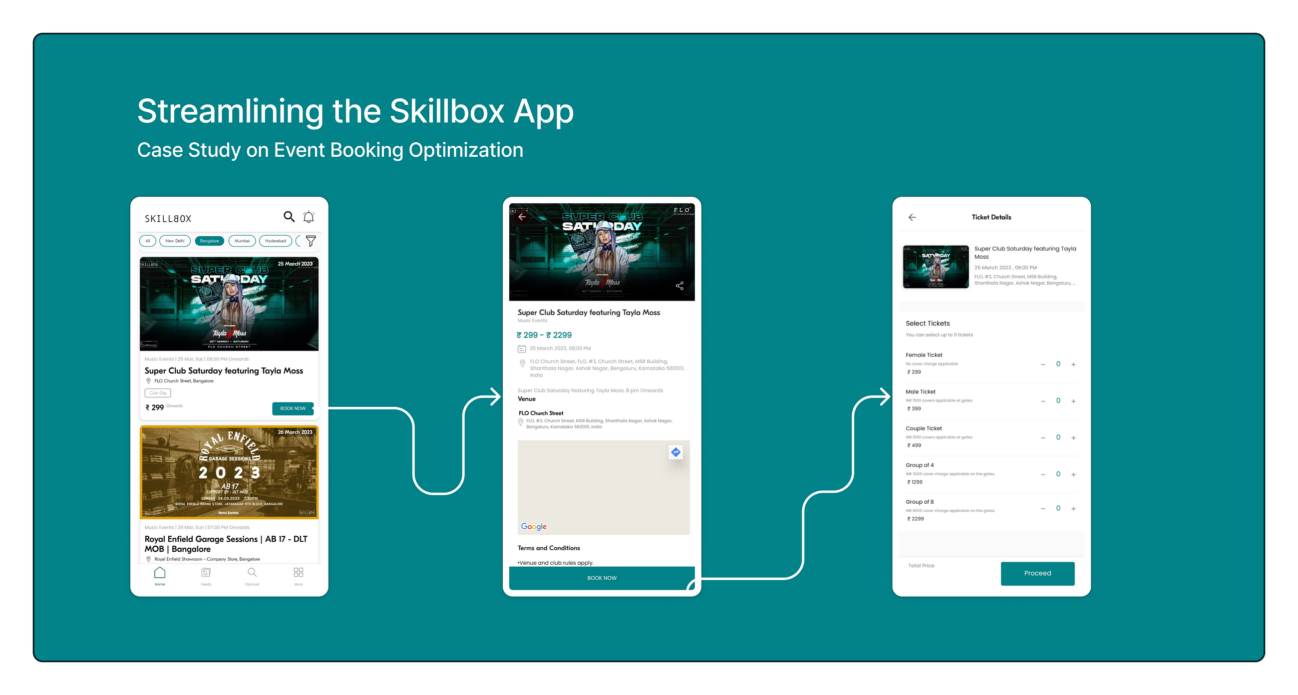Streamlining the Skillbox App: A UX Design Case Study on Event Booking Optimization - UX Shark